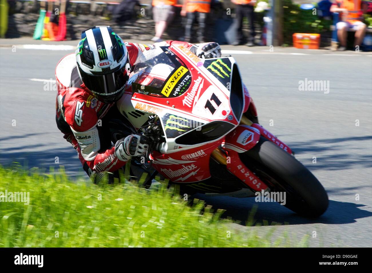 Isle of Man, UK. 7th June, 2013. William Dunlop on his Yamaha during ...