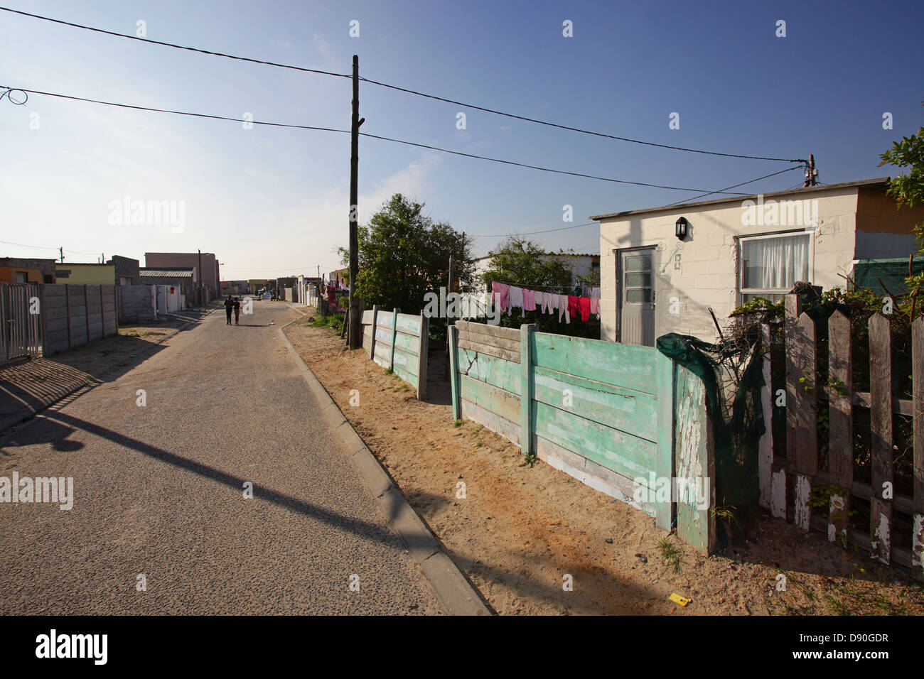 Photos of daily life in the township of Delft, South Africa Stock Photo ...