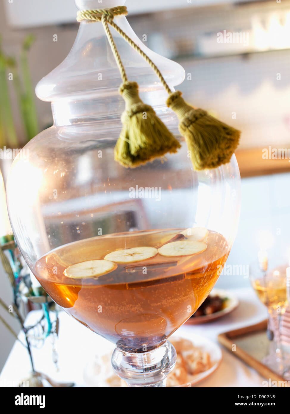 Mulled wine in container Stock Photo - Alamy