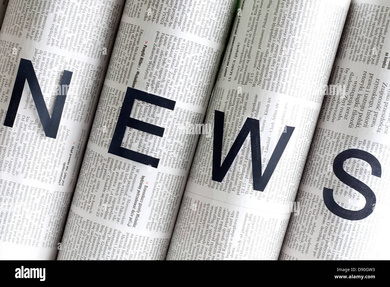 News letters on newspapers abstract background Stock Photo - Alamy