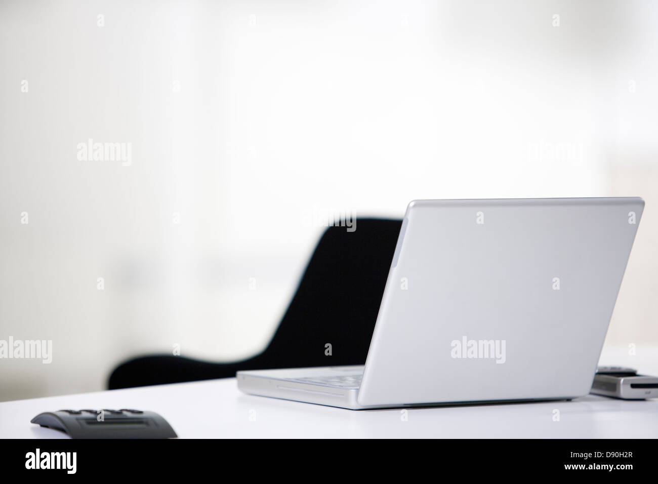 A computer on a desk Stock Photo - Alamy