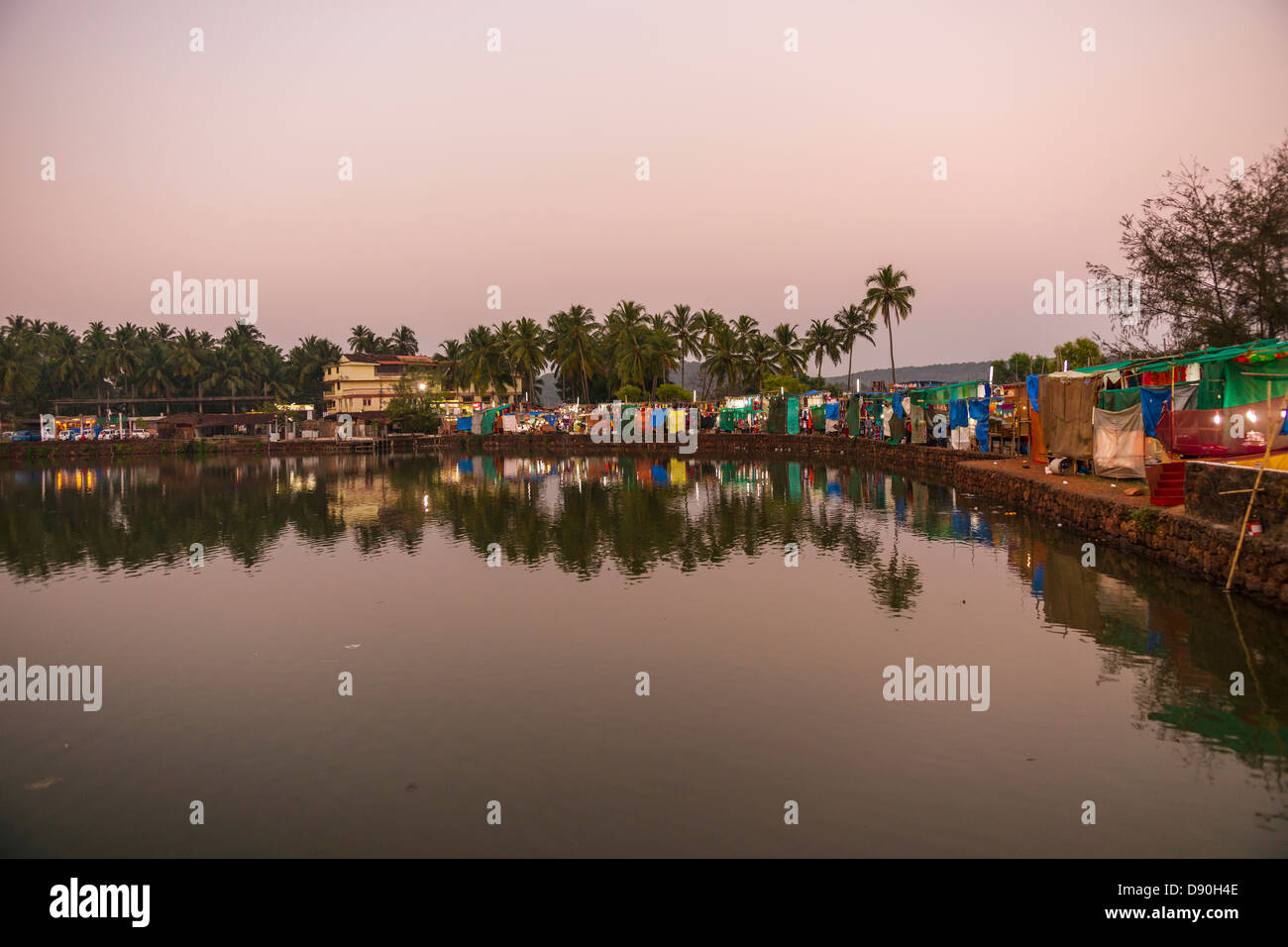 Arpora night market hi-res stock photography and images - Alamy