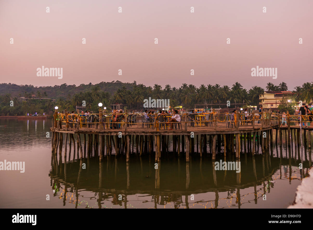Arpora night market Stock Photo - Alamy