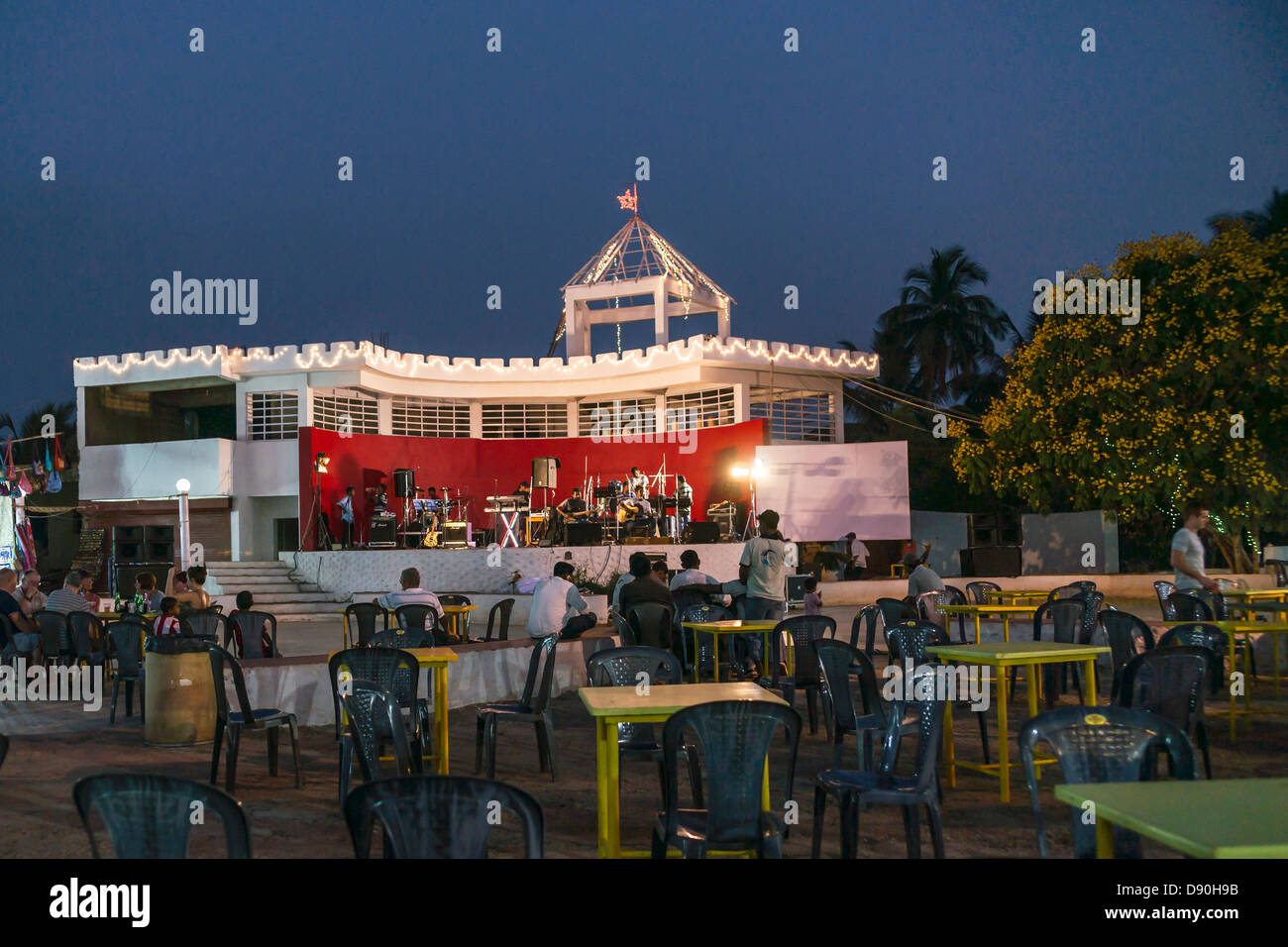 Arpora night market hi-res stock photography and images - Alamy