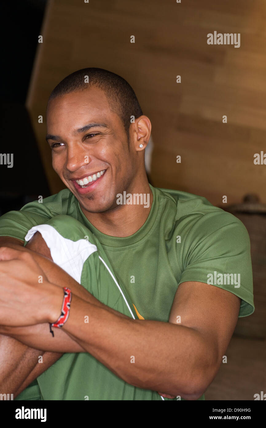 A man working out Stock Photo - Alamy