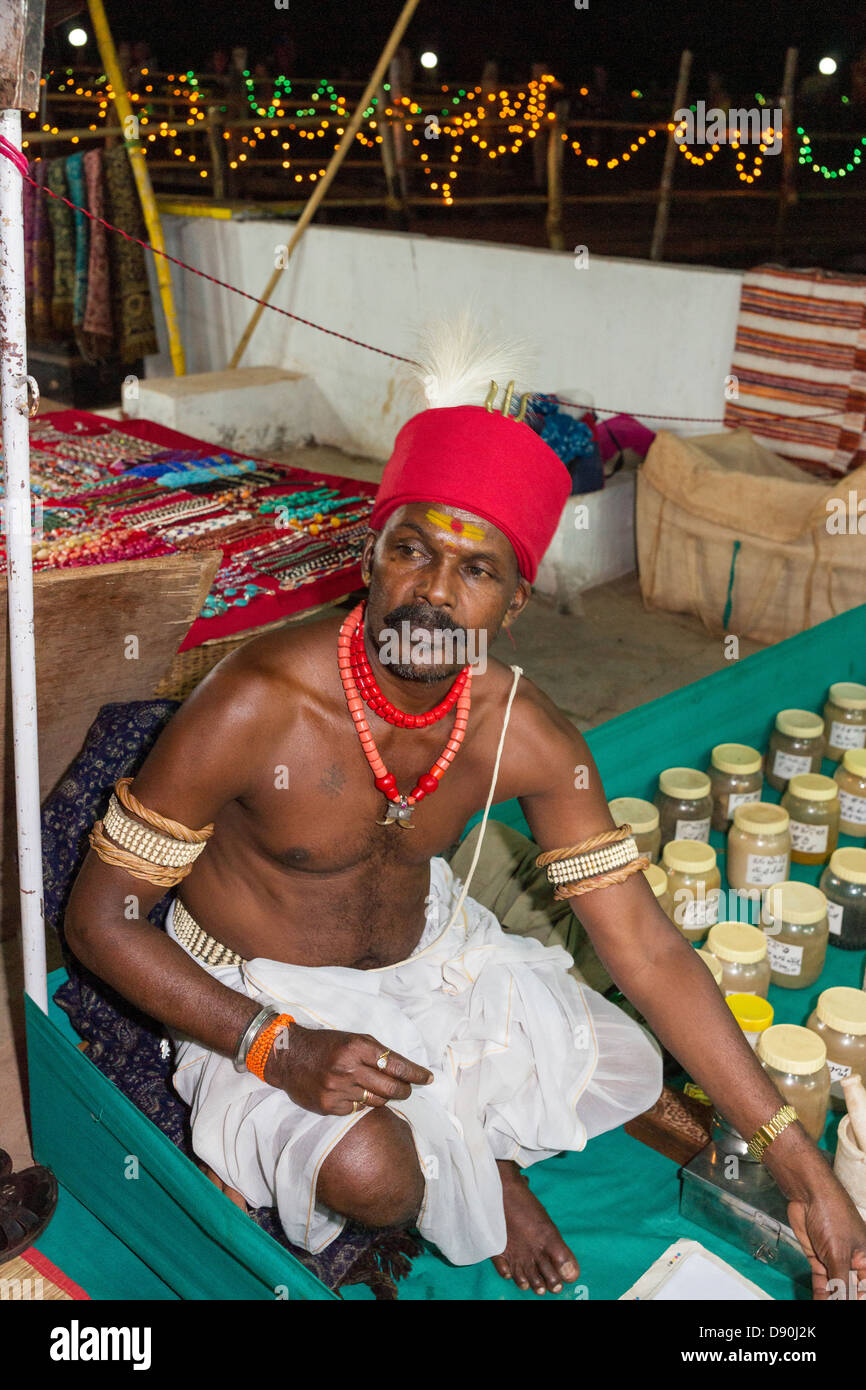 Arpora night market hi-res stock photography and images - Alamy