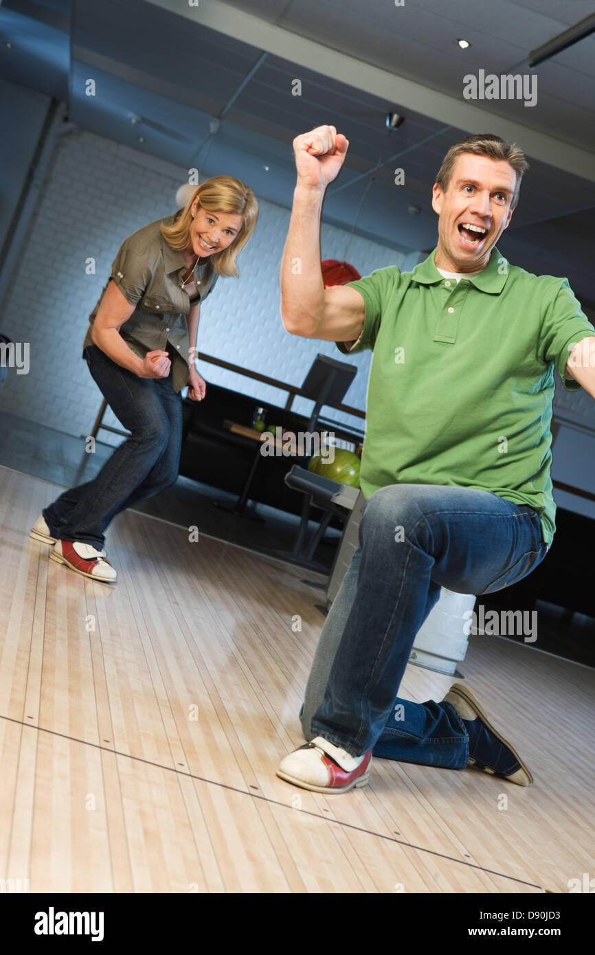 A male bowler Stock Photo - Alamy