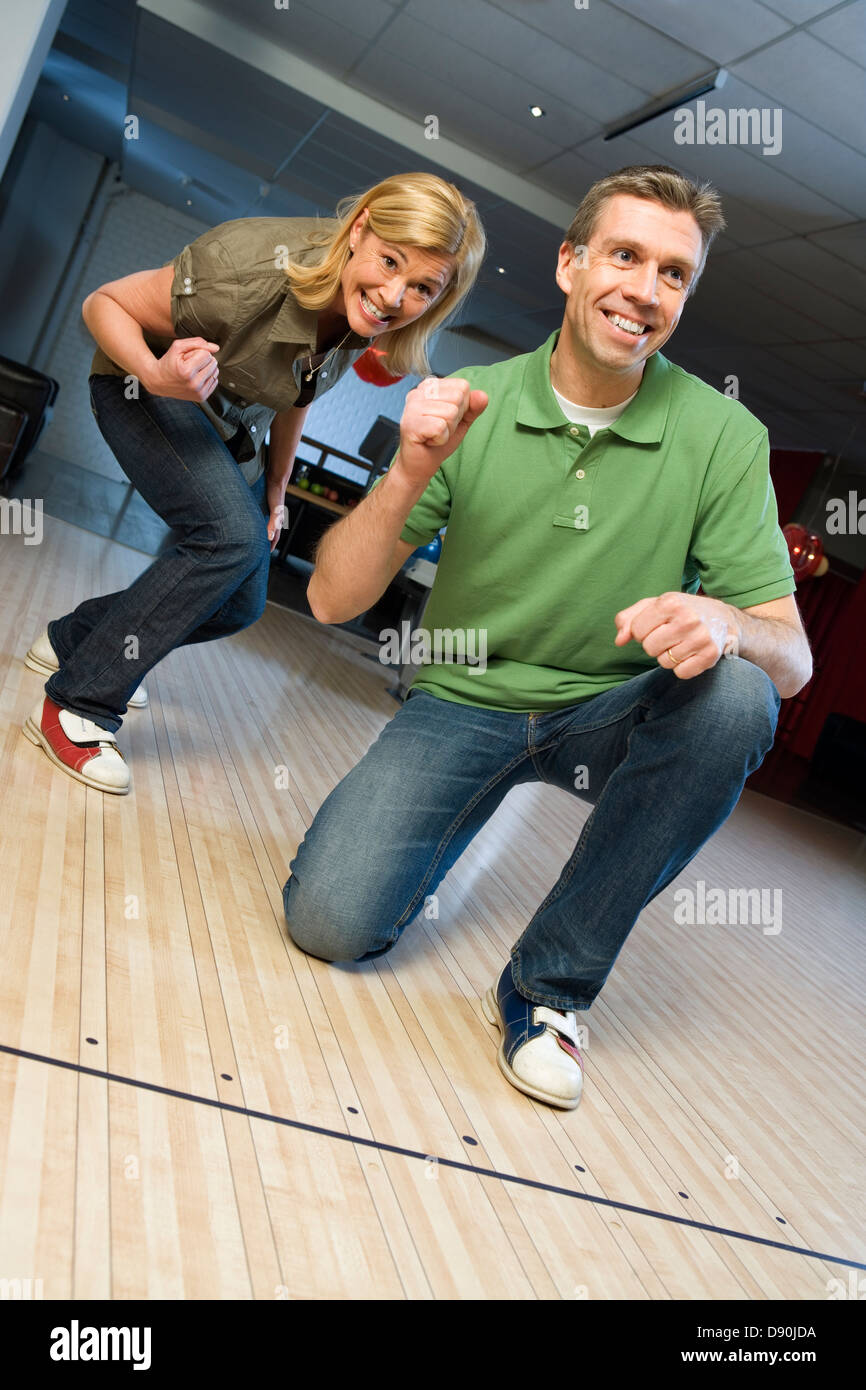 A male bowler Stock Photo - Alamy