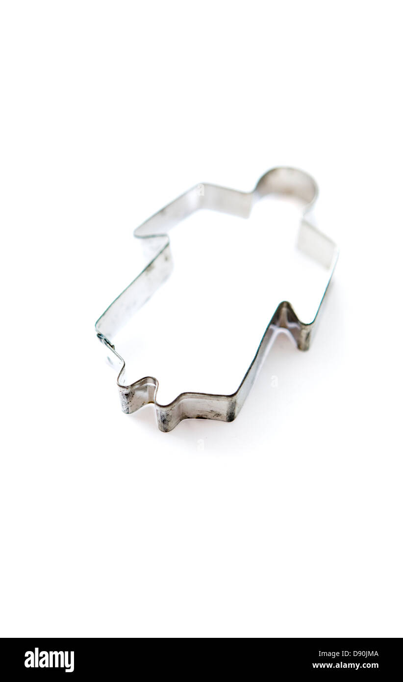 Angel-shape gingerbread form Stock Photo - Alamy