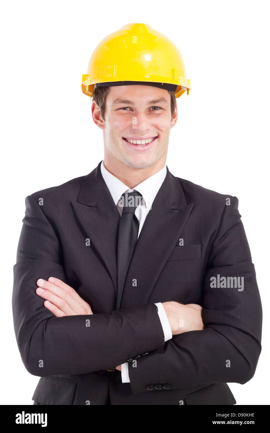 Happy man in safety hi-res stock photography and images - Alamy