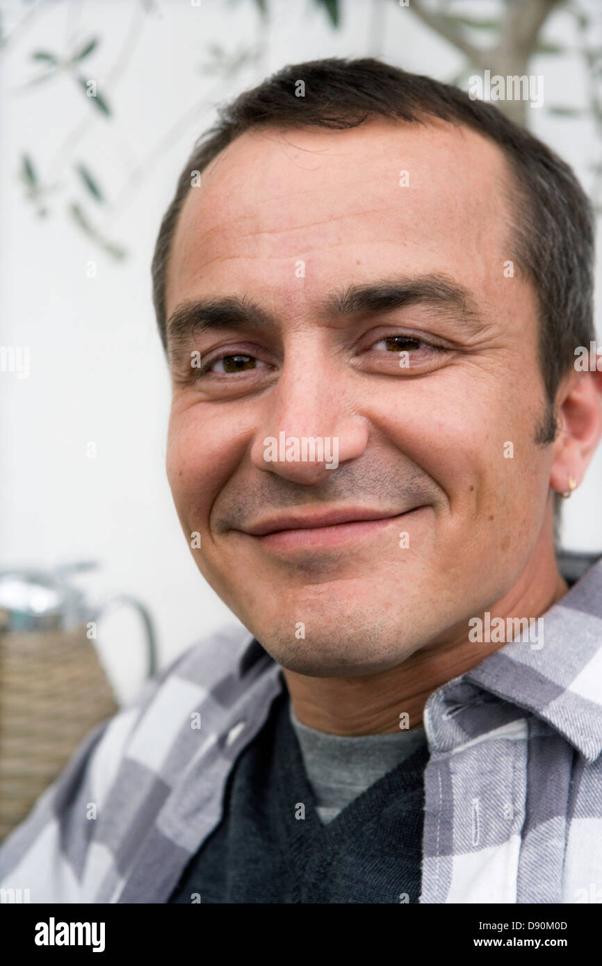 Portrait of a smiling middle aged man Stock Photo - Alamy