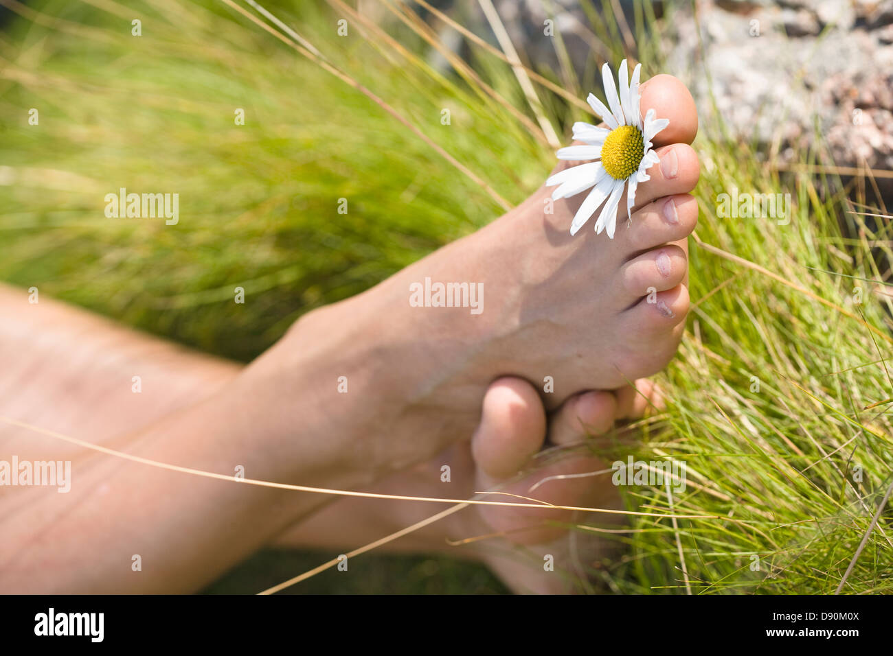 Foot flower hi-res stock photography and images - Alamy