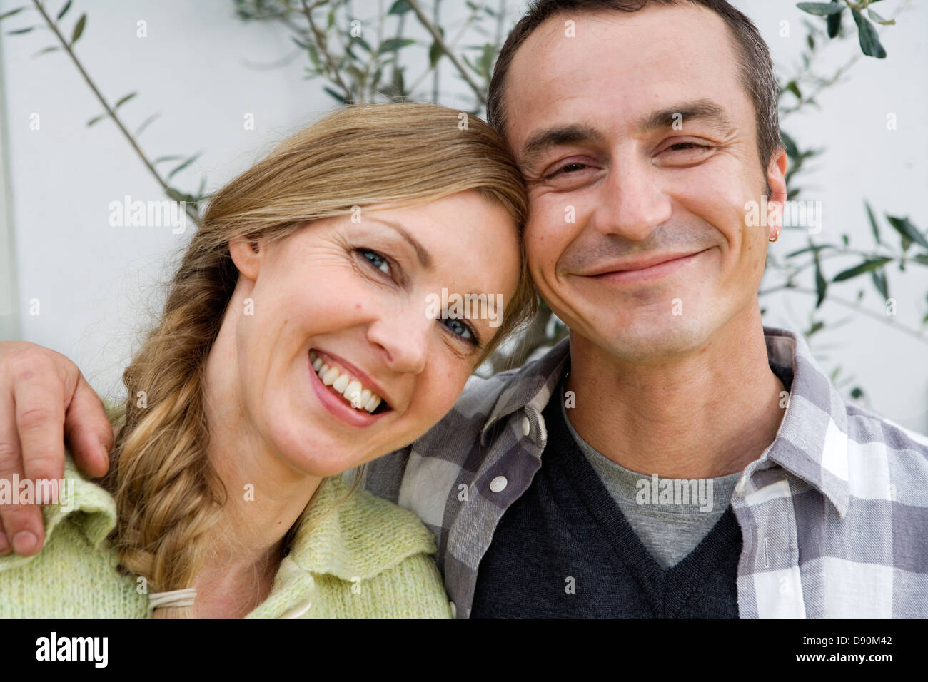 Portrait of a smiling couple Stock Photo - Alamy