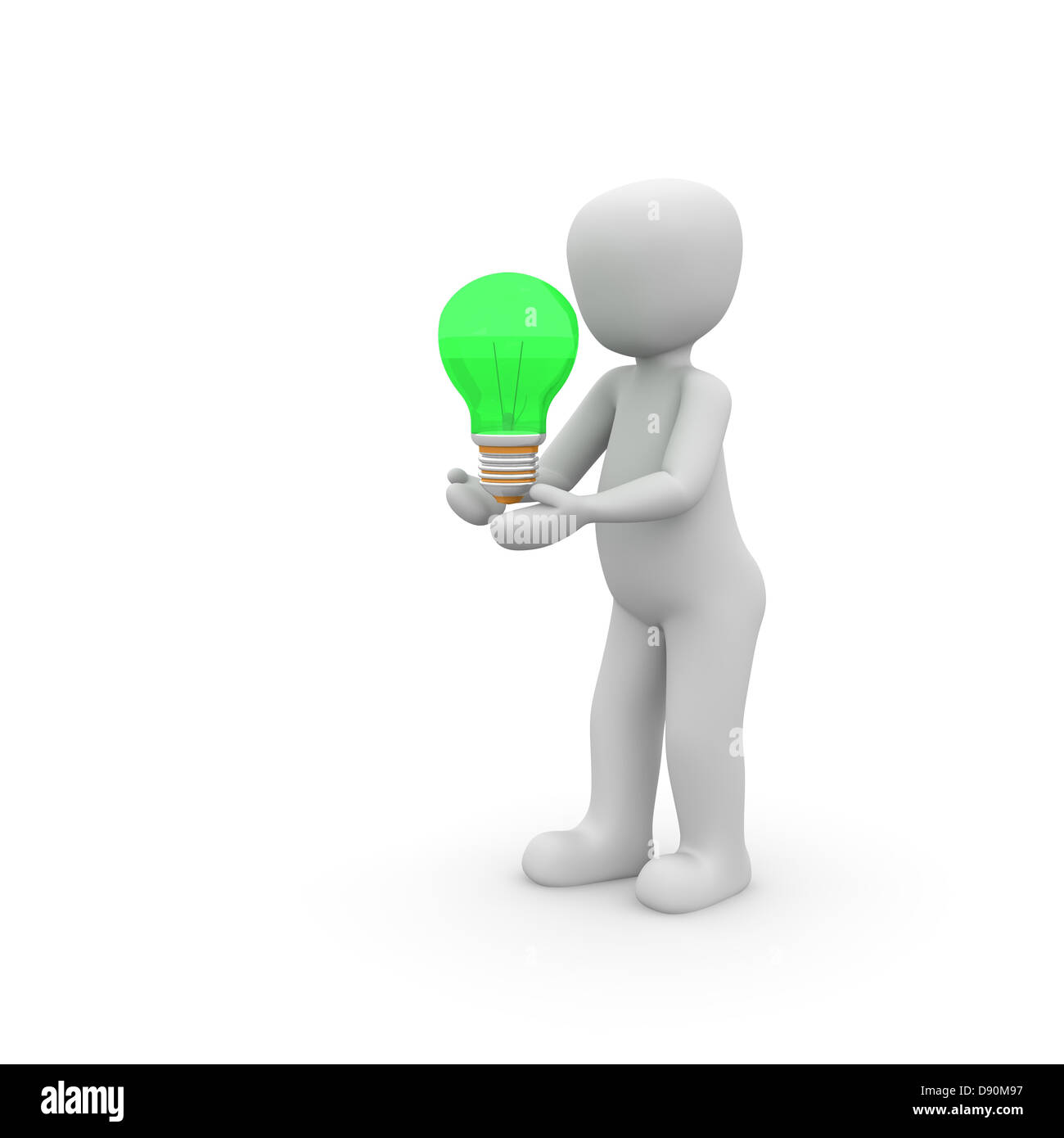 The character has discovered a wonderful idea for the solution of the ...