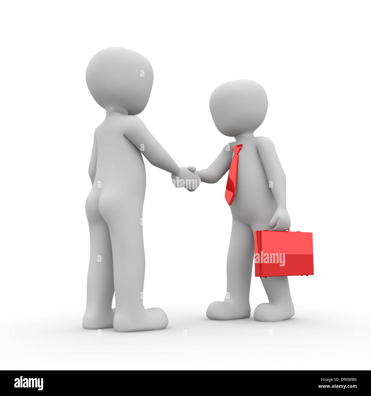 Agreement completed Cut Out Stock Images & Pictures - Alamy