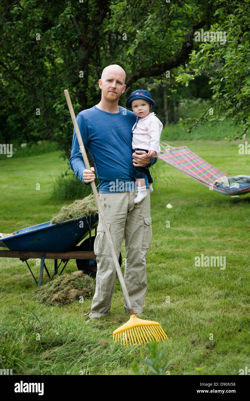 Father and child, Sweden Stock Photo - Alamy