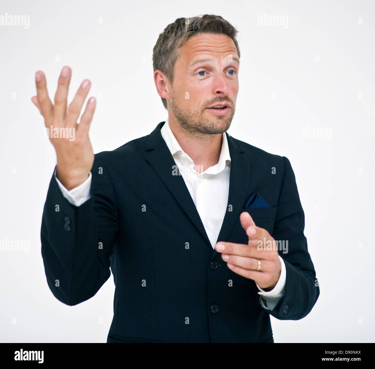 Mature businessman body language hi-res stock photography and images ...