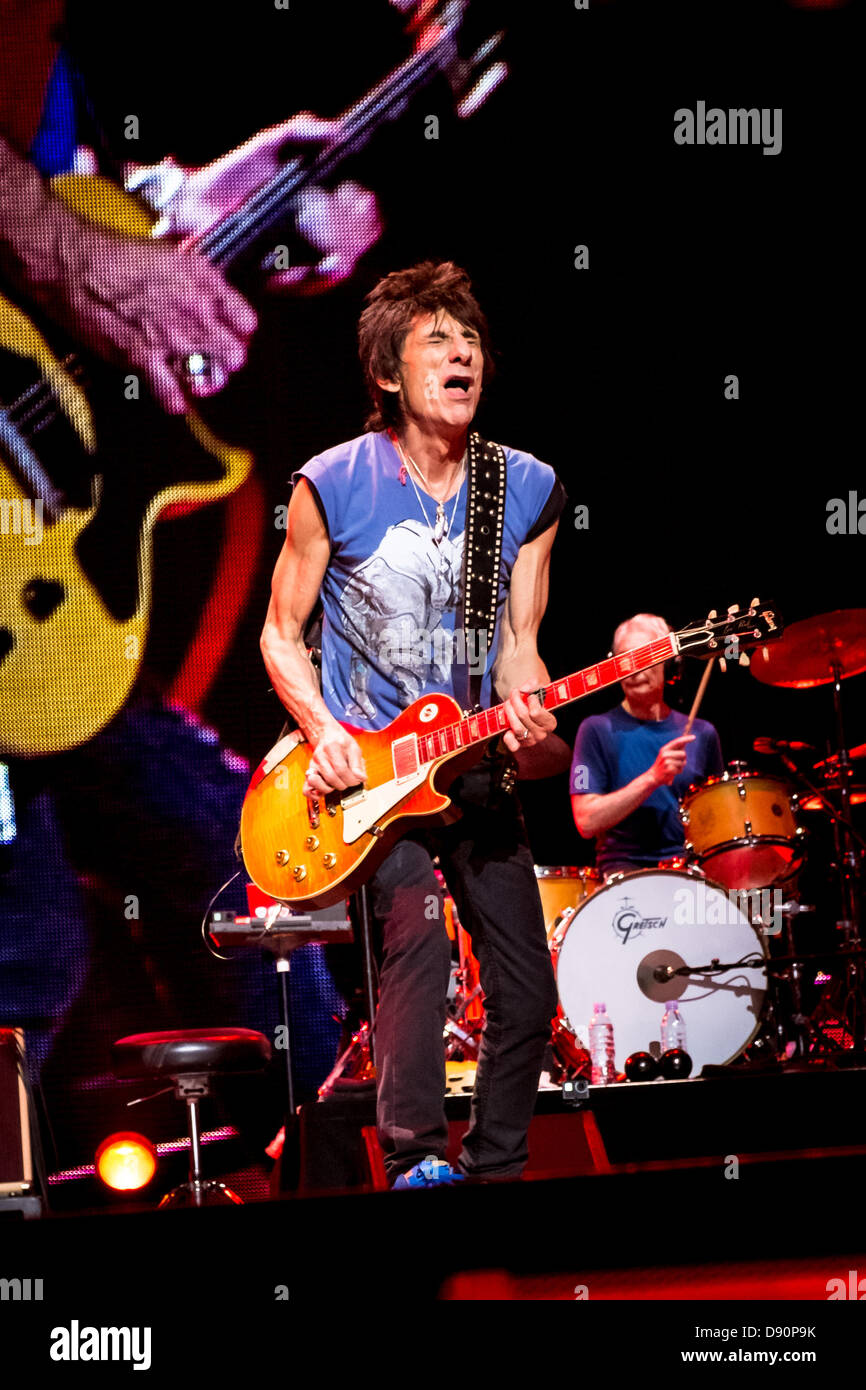 Toronto, Ontario, Canada. June 6, 2013. RON WOOD, of The Rolling Stones ...