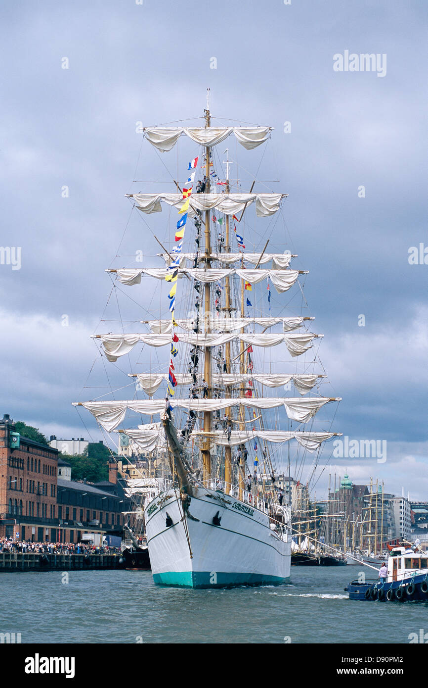 Sailboat at sea Stock Photo - Alamy