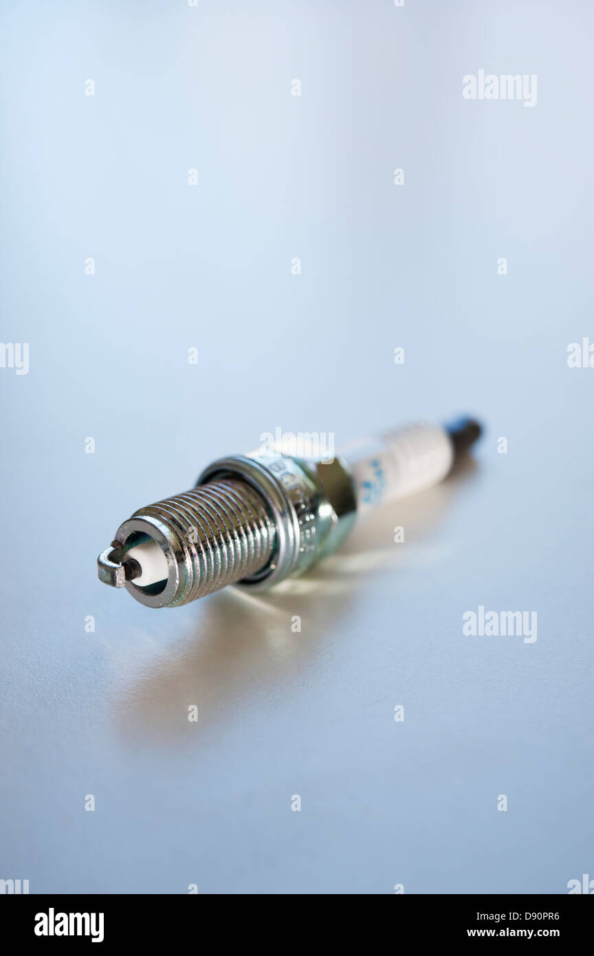 Close-up of spark plug Stock Photo - Alamy