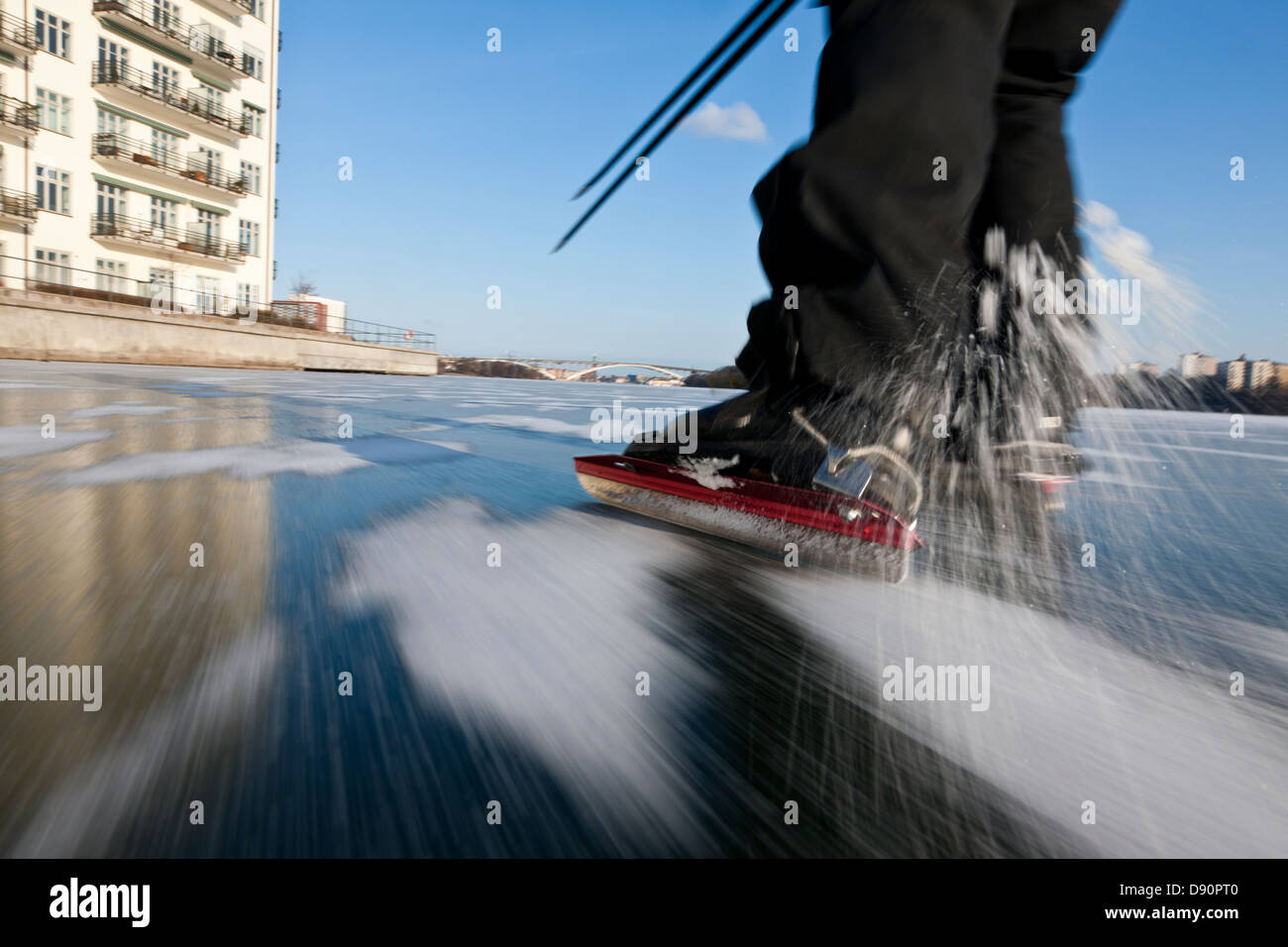 Ice skating low angle hi-res stock photography and images - Alamy