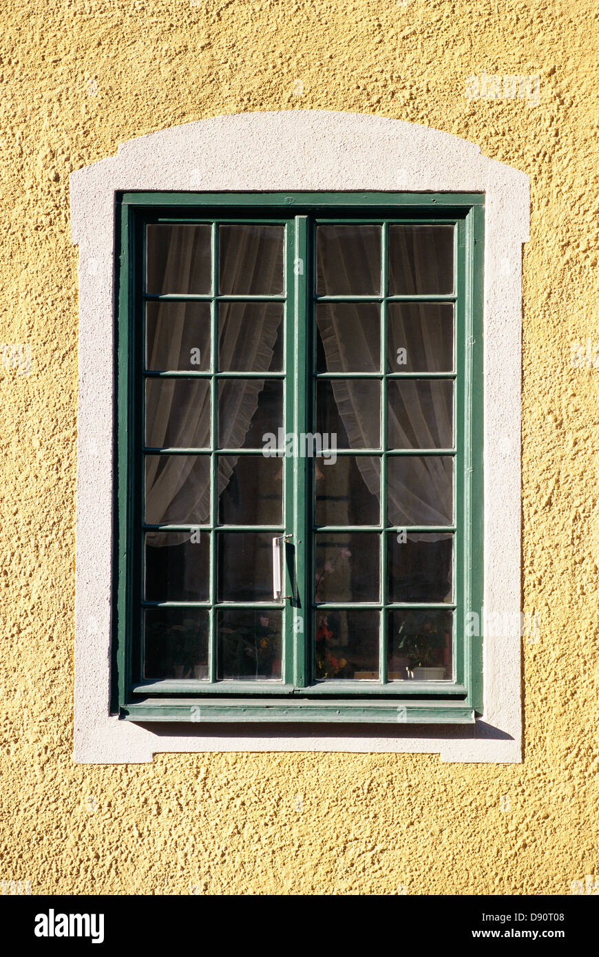 Closed window, close-up Stock Photo - Alamy