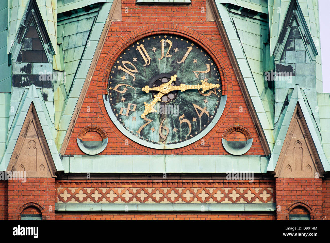 Clock tower, close-up Stock Photo - Alamy