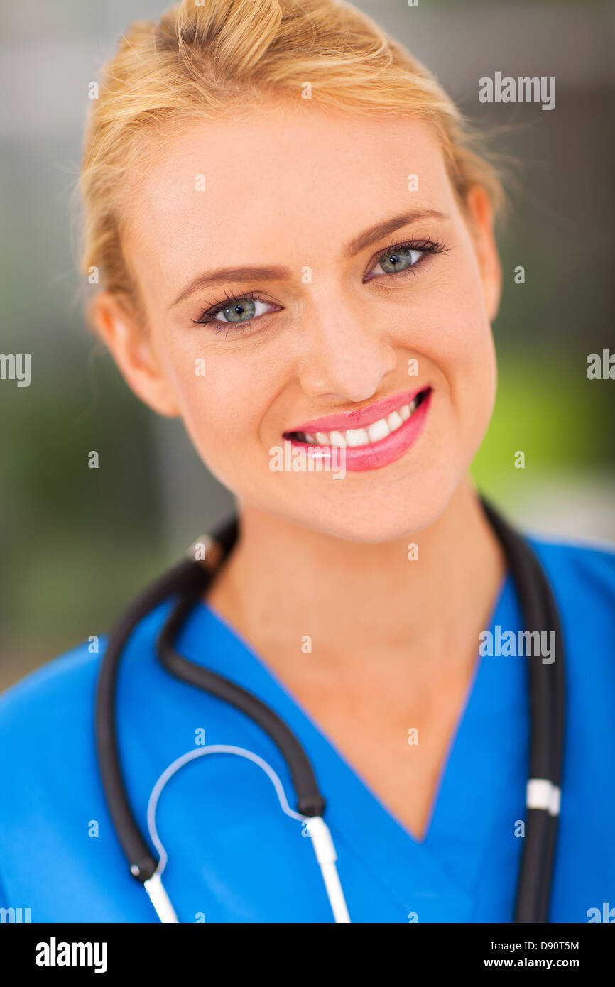 portrait of beautiful female nurse Stock Photo - Alamy