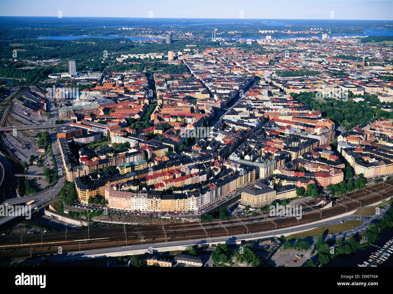 Cityscape, elevated view Stock Photo - Alamy