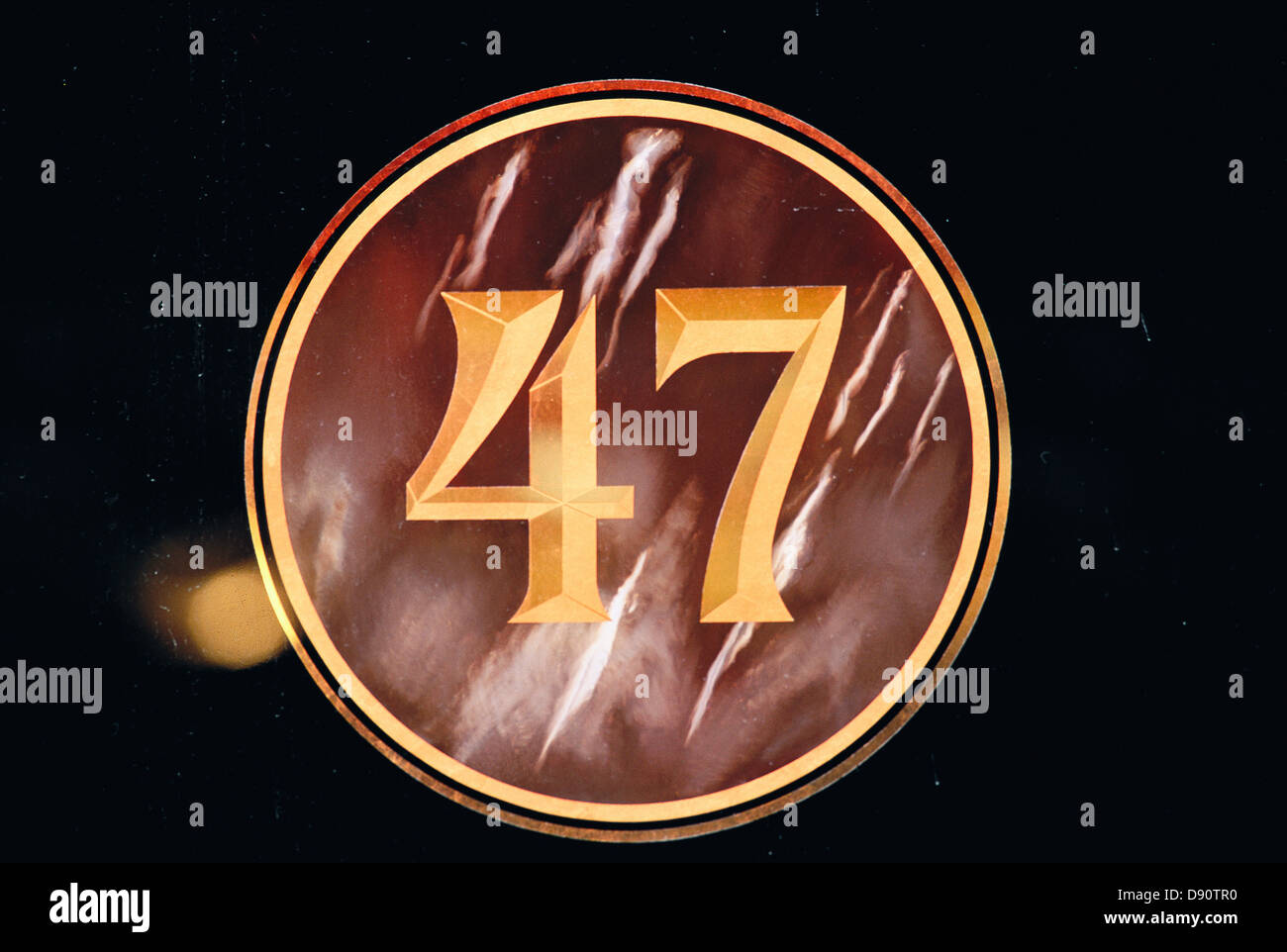 Number painted on wall Stock Photo - Alamy