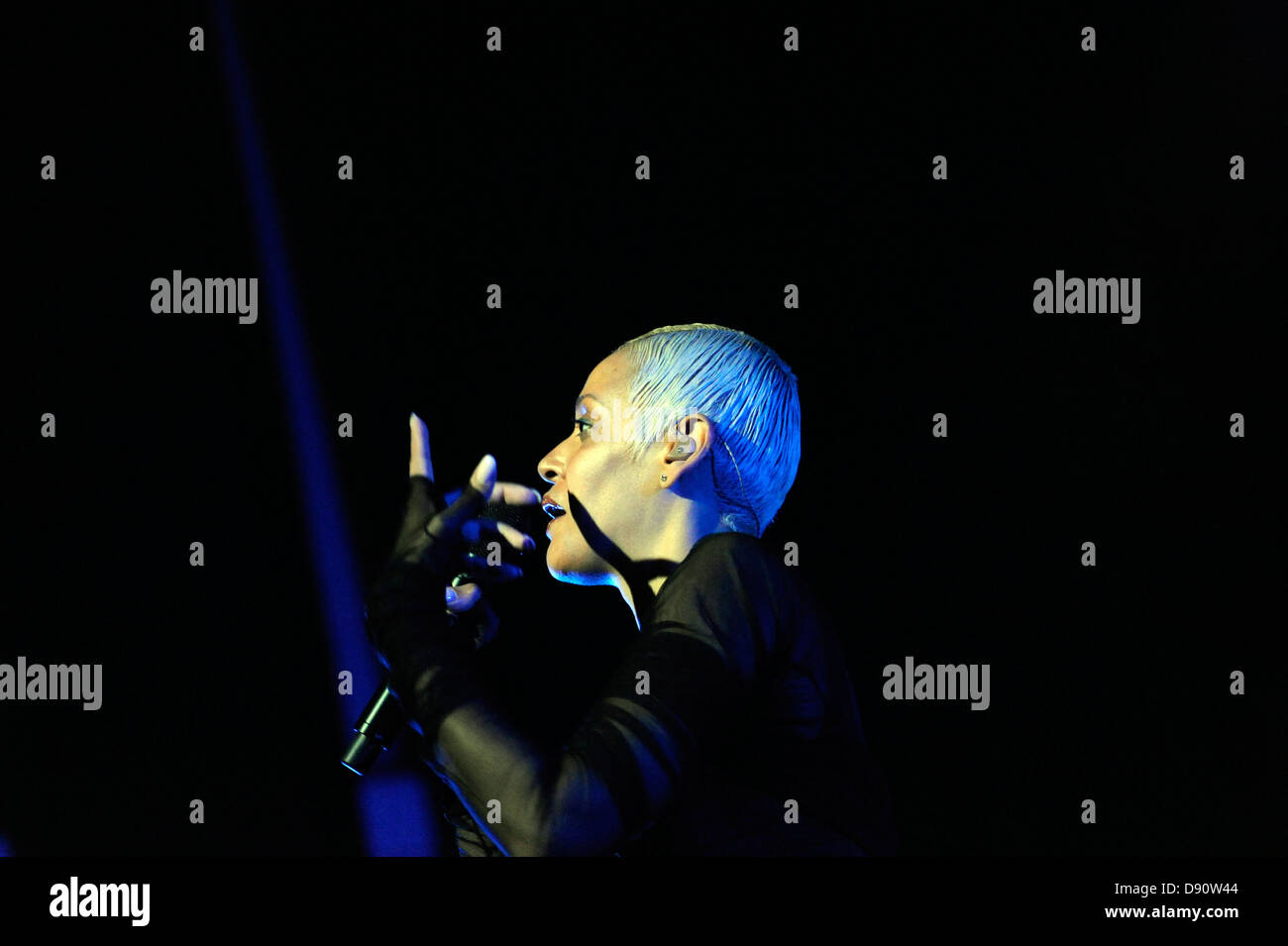 Portuguese singer mariza performing in hi-res stock photography and ...