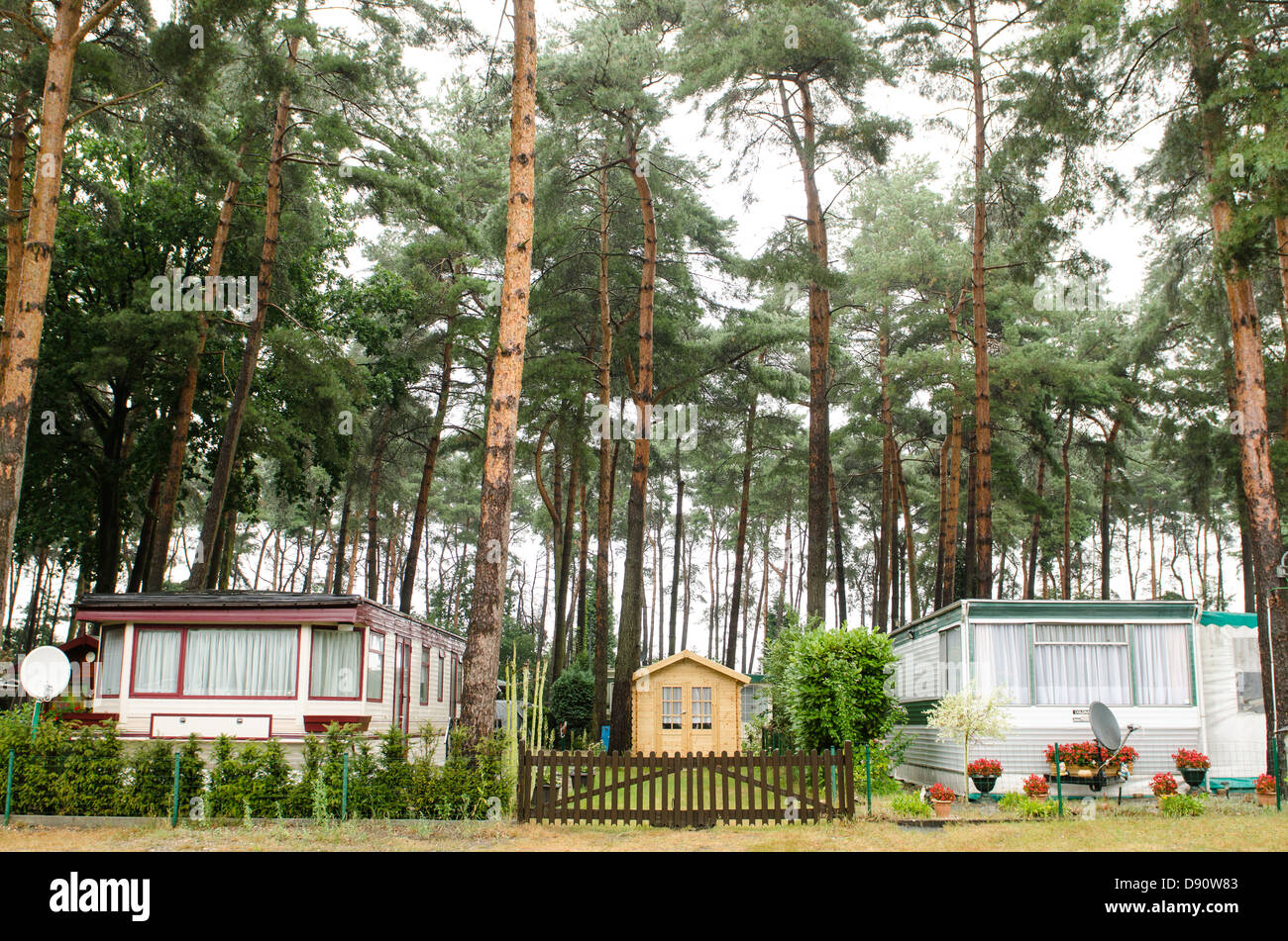 Static caravan park hi-res stock photography and images - Alamy