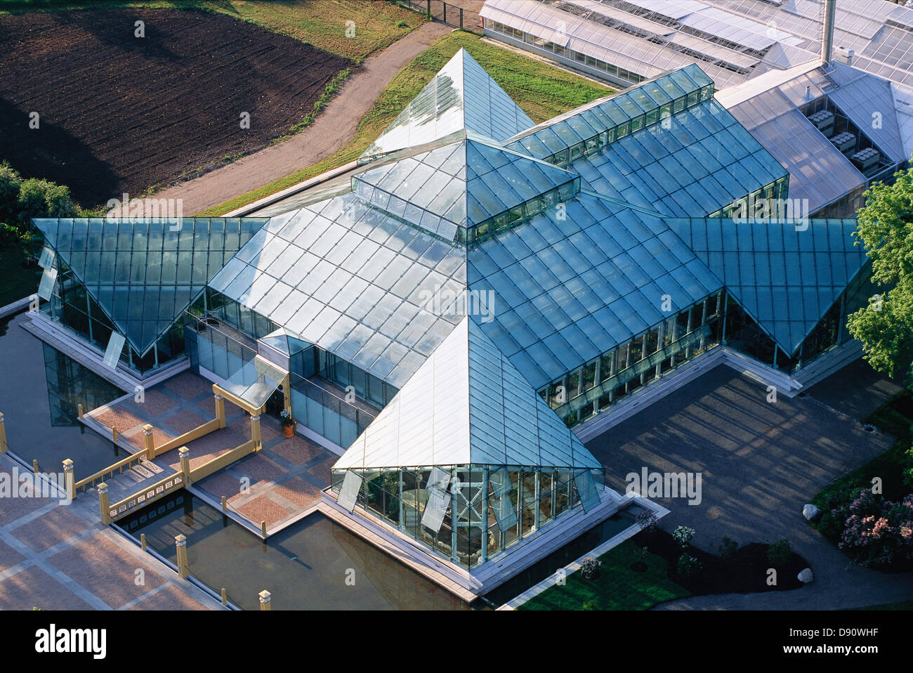 Rooftop of house, elevated view Stock Photo - Alamy