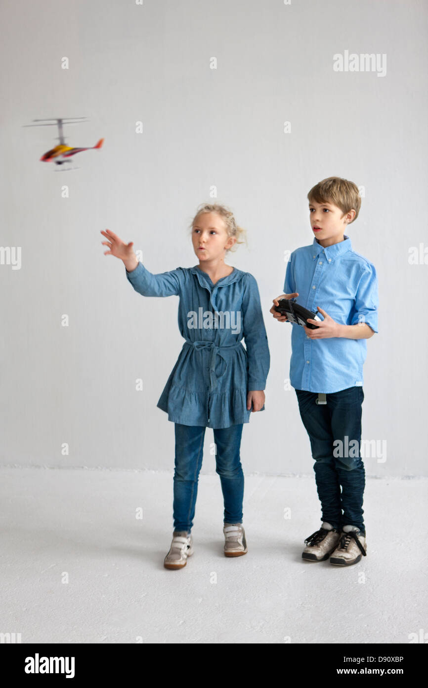 Girl helicopter hi-res stock photography and images - Alamy