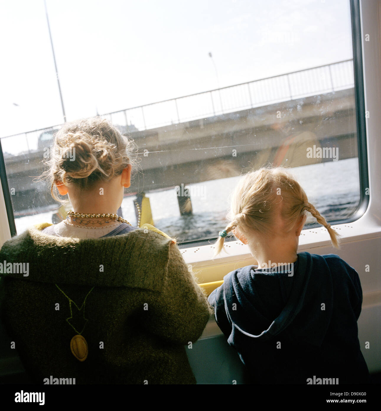 Girls on a metro, Sweden Stock Photo - Alamy