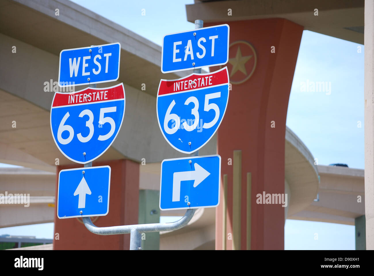 Interstate 635 Signs Stock Photo - Alamy