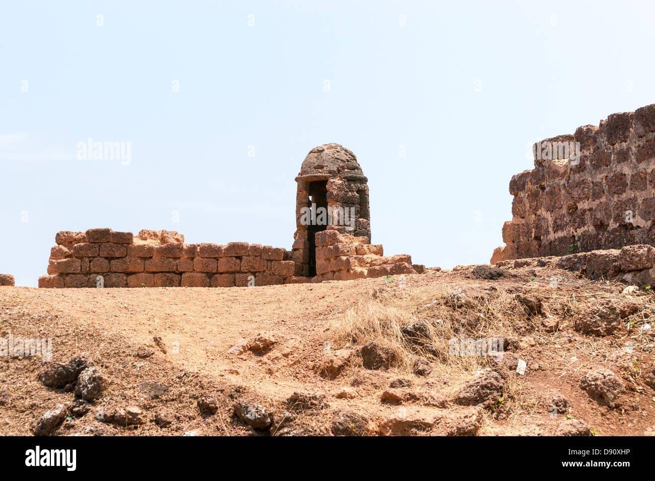 Chapora Fort in Goa Stock Photo - Alamy