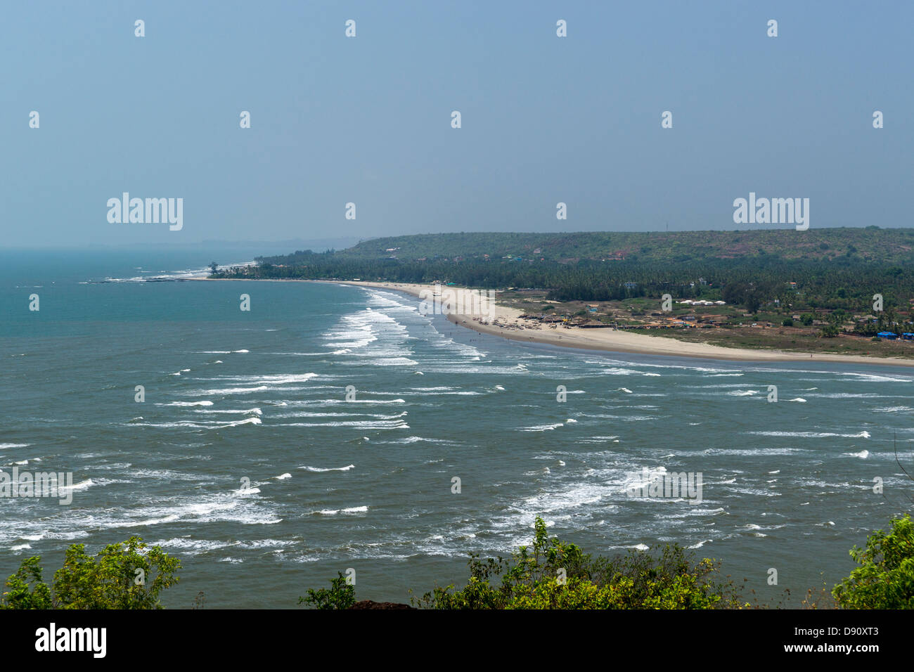 Chapora fort and vagator beach hi-res stock photography and images - Alamy