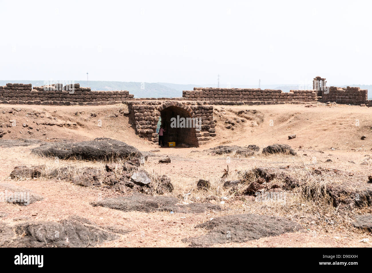 Chapora Fort in Goa Stock Photo - Alamy