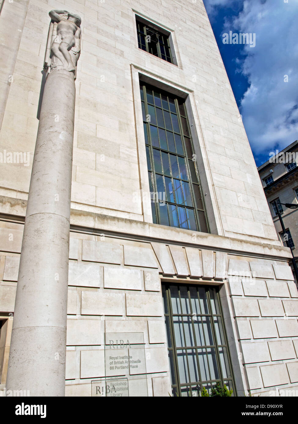 Exterior of the Royal Institute of British Architects (RIBA) building ...