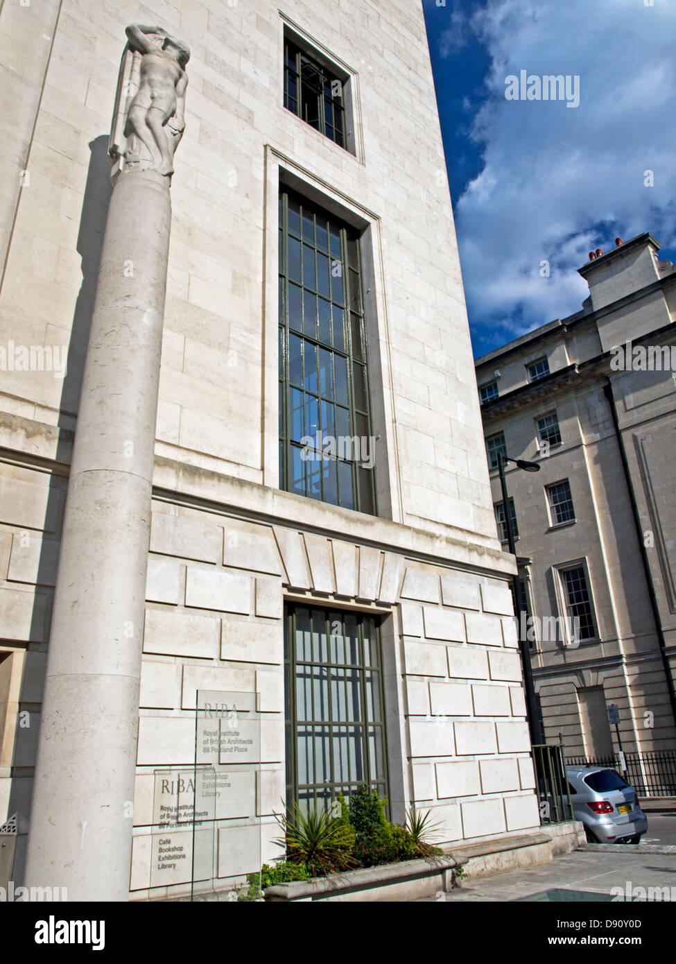 Exterior of the Royal Institute of British Architects (RIBA) building ...