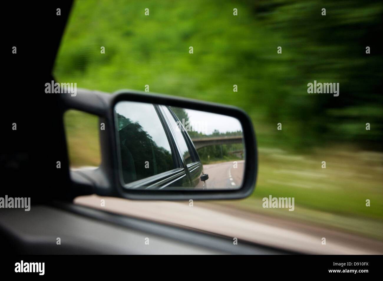 A rear-view mirror Stock Photo - Alamy