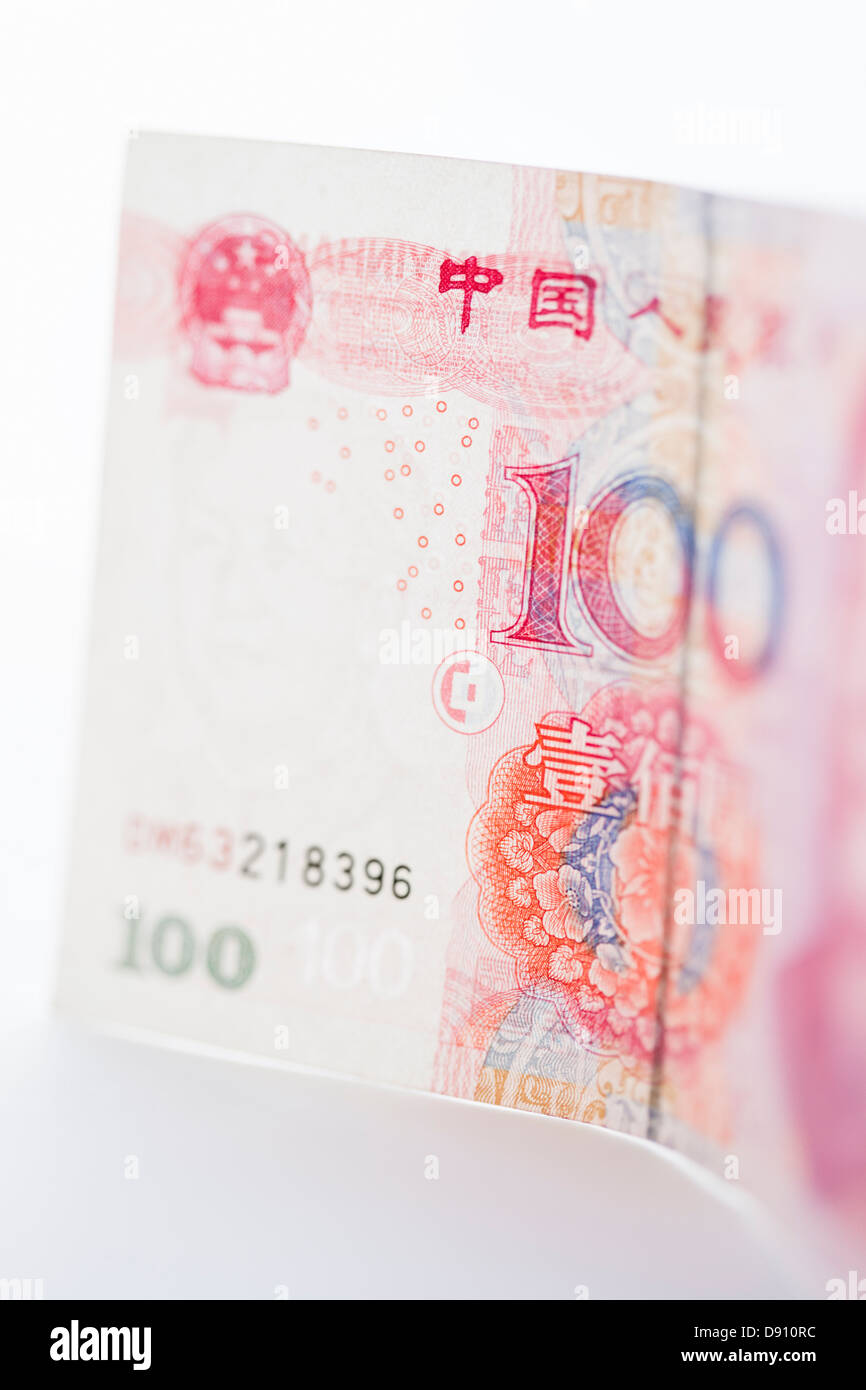 One hundred yuan note Stock Photo - Alamy