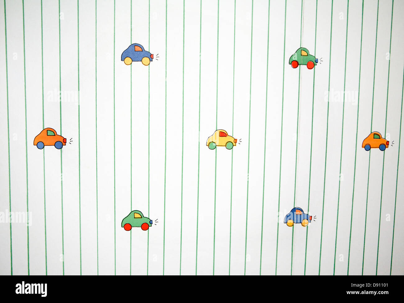 A wallpaper with cars, Sweden Stock Photo - Alamy