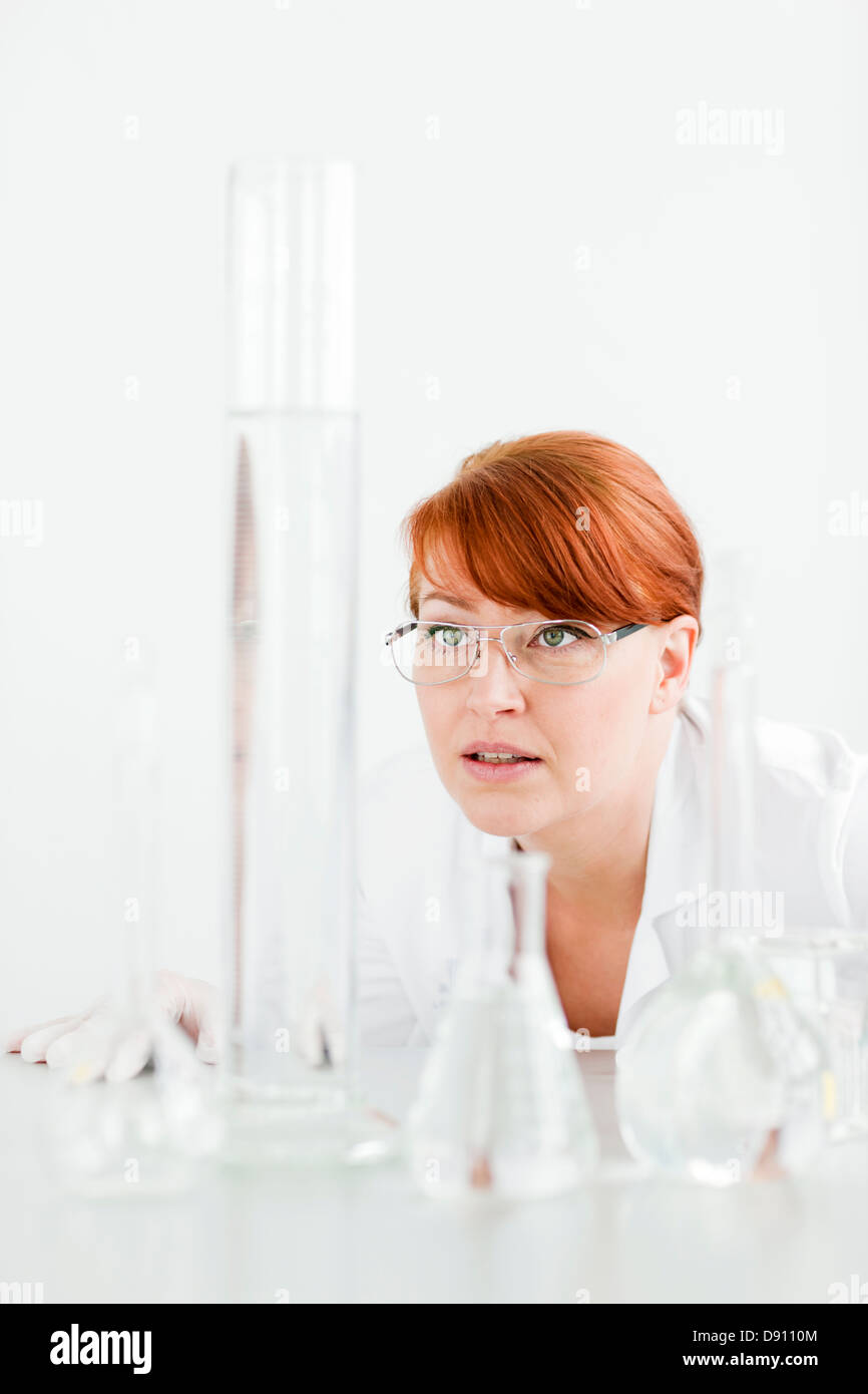 Female scientist in laboratory Stock Photo - Alamy