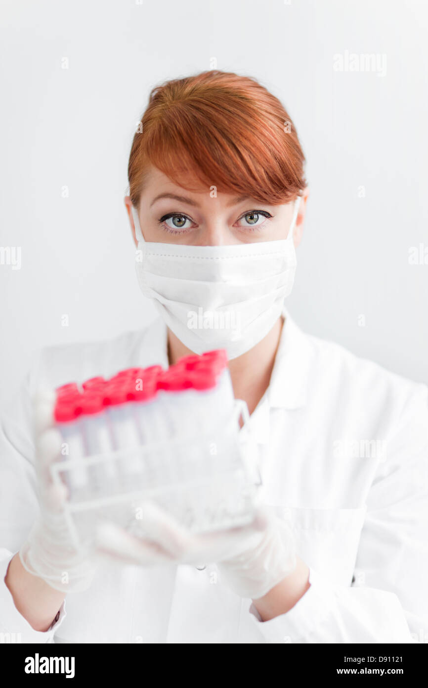 Laboratory staff woman front hi-res stock photography and images - Alamy