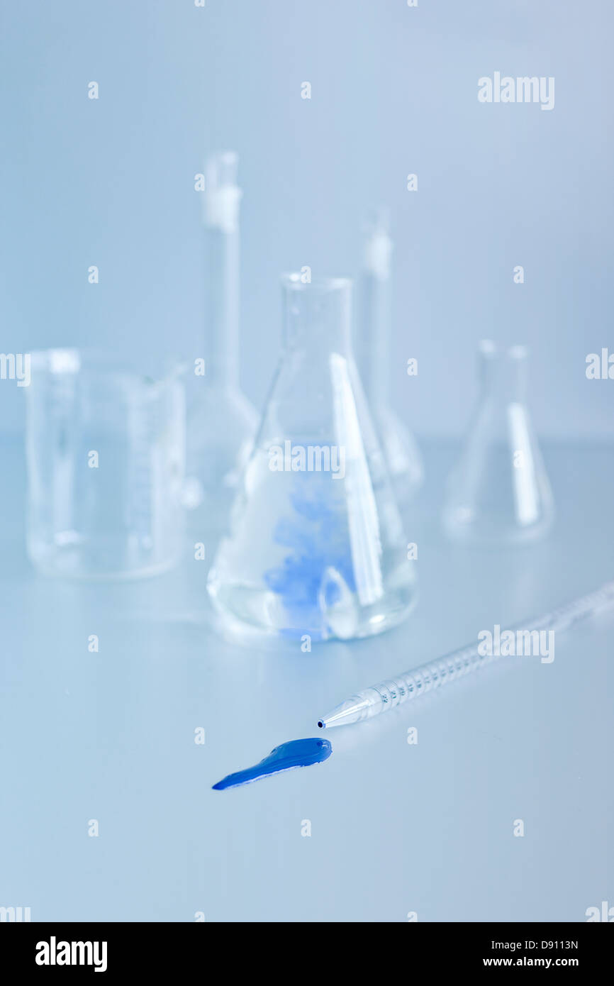 Laboratory glass, studio shot Stock Photo - Alamy
