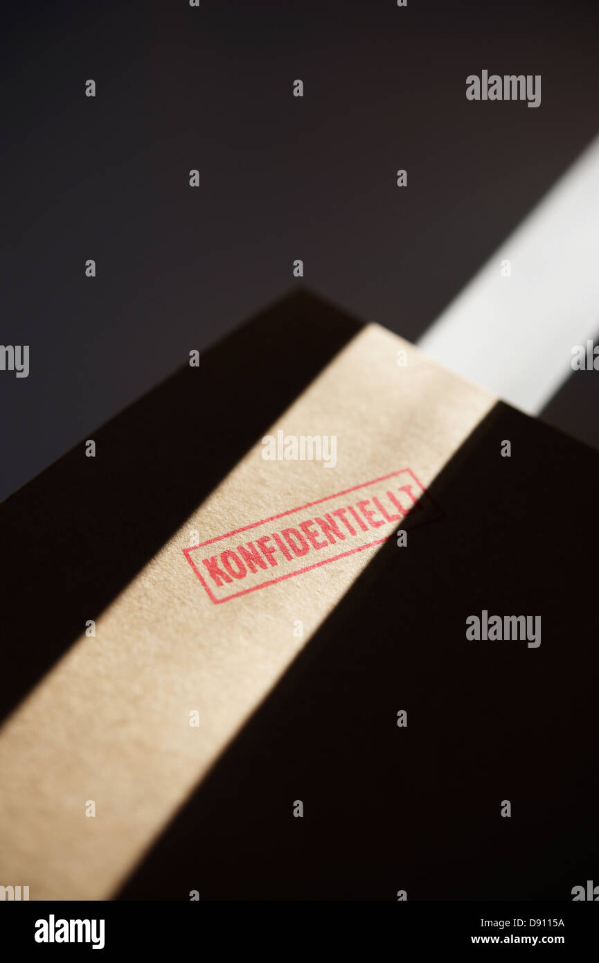 Confidential documents hi-res stock photography and images - Alamy