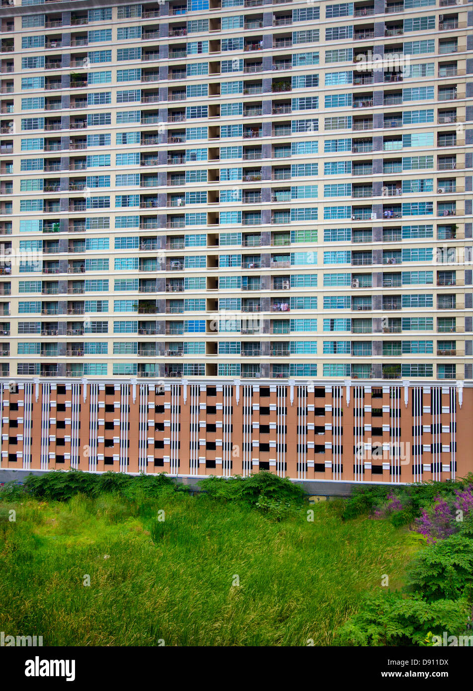 Close-up of apartment building Stock Photo - Alamy