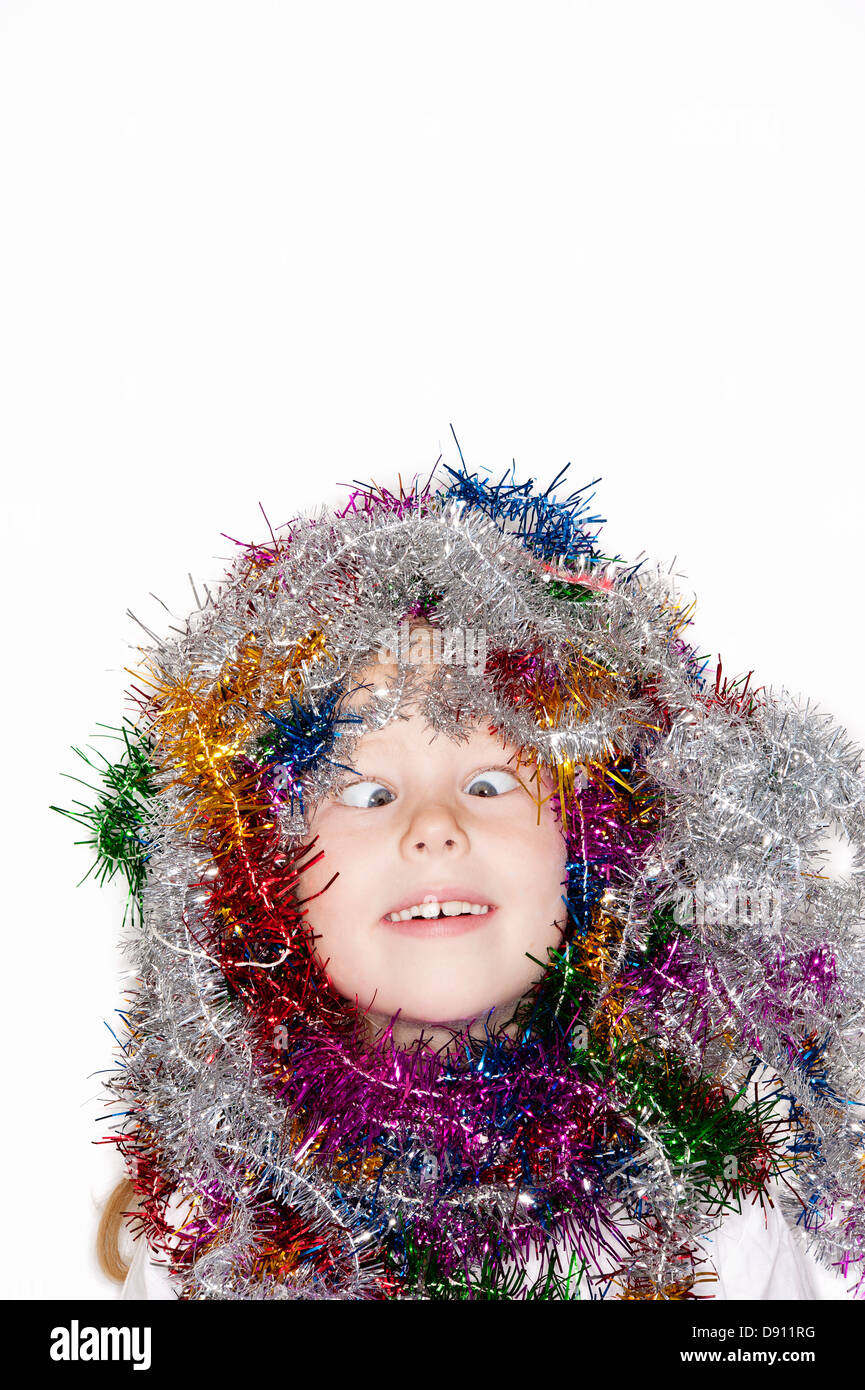 Girl making crossed eyes Stock Photo - Alamy